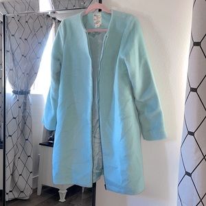 Tulle | Jackets & Coats | Tiffany Blue Jacket Coat | Poshmark